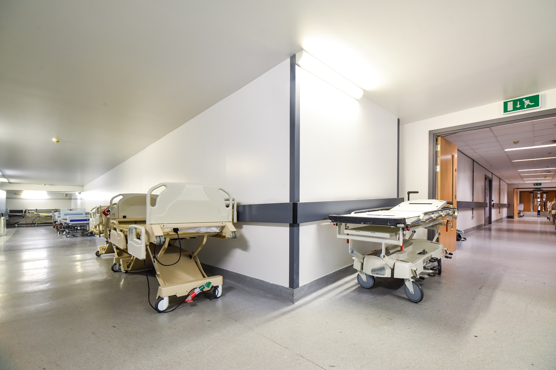 Hospital Corridor Walls Protected by Yeoman Shield - Healthcare Design ...